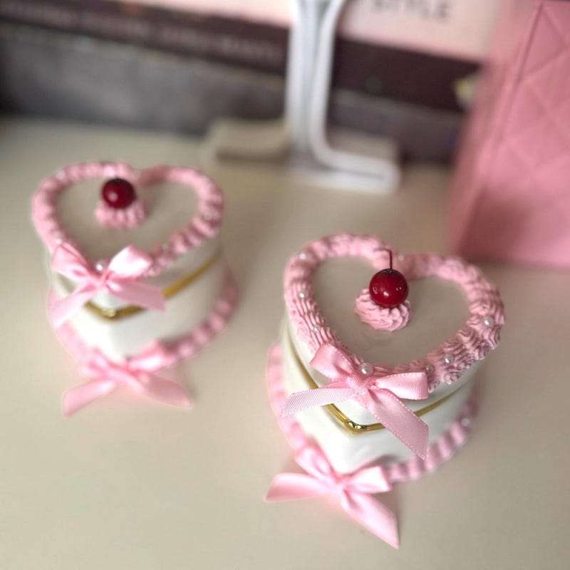 Heart Trinket Box Cake - Etsy