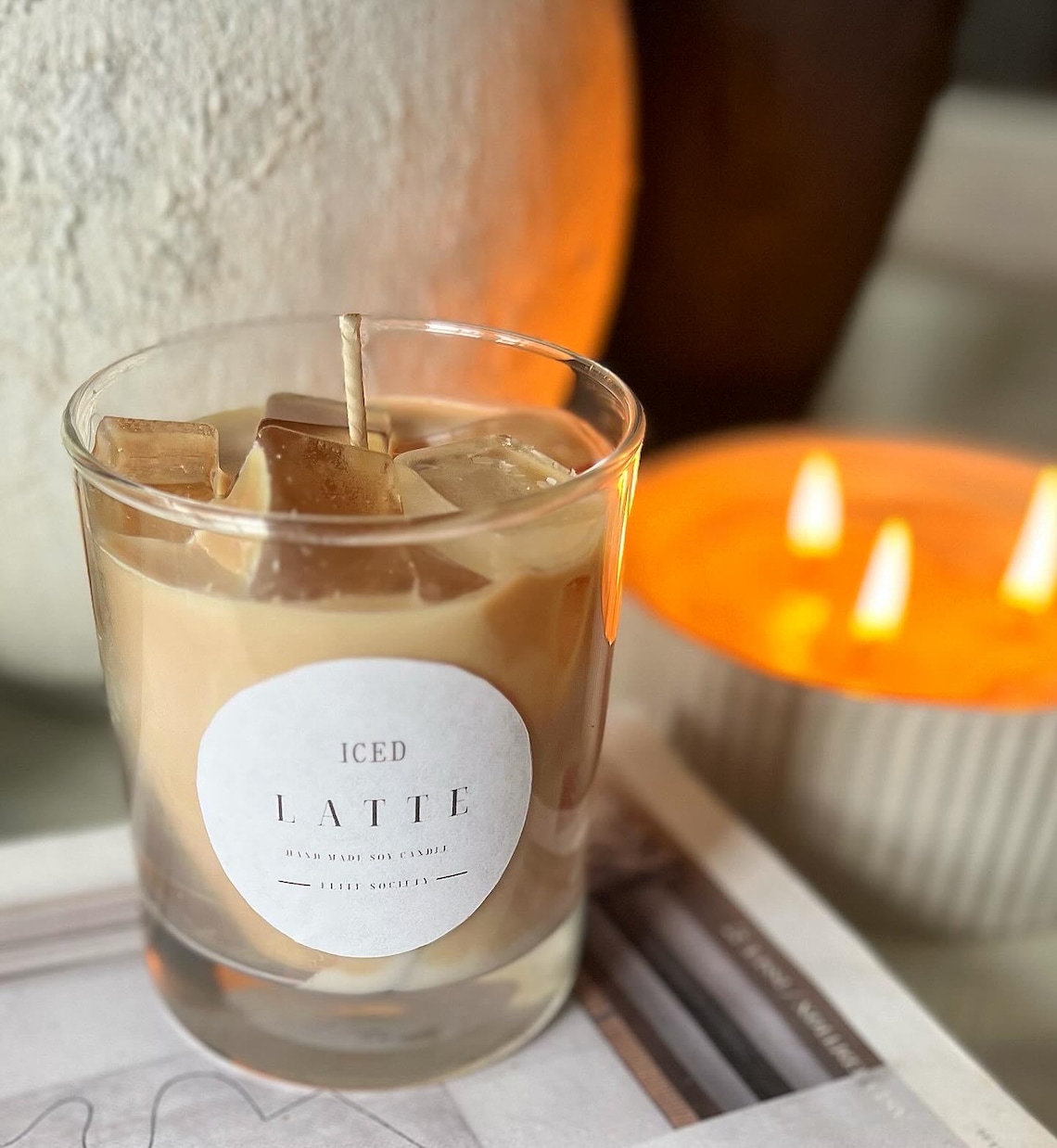 Iced Coffee Latte Candle 9.5oz - Etsy