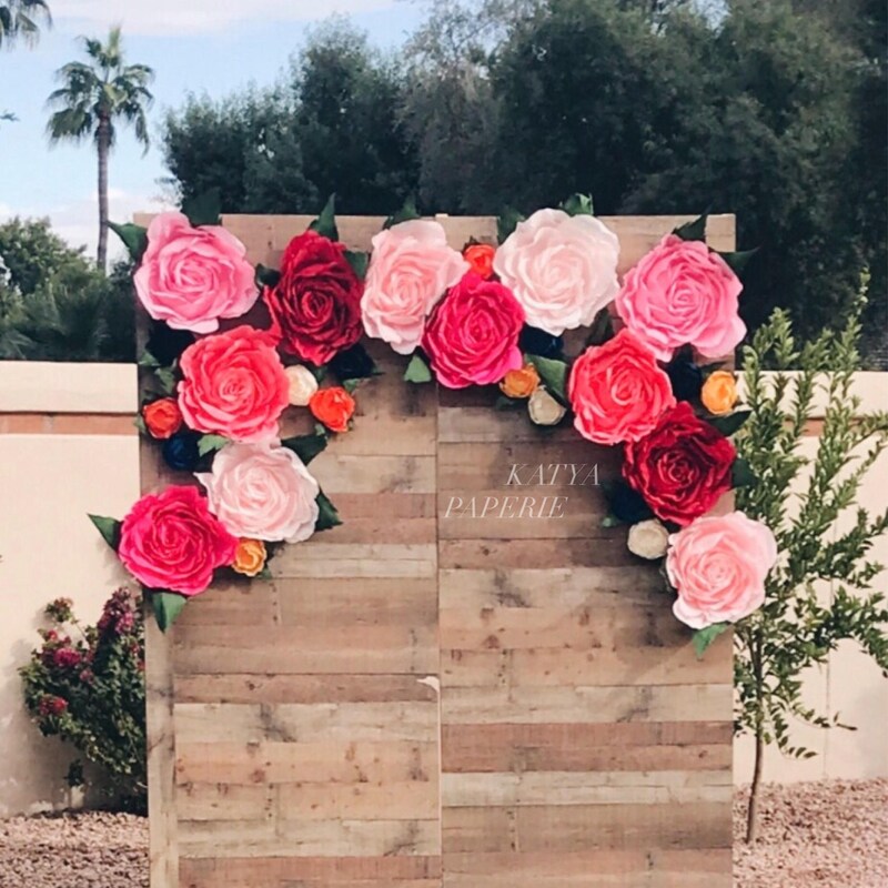 Giant Paper Flowers - Etsy
