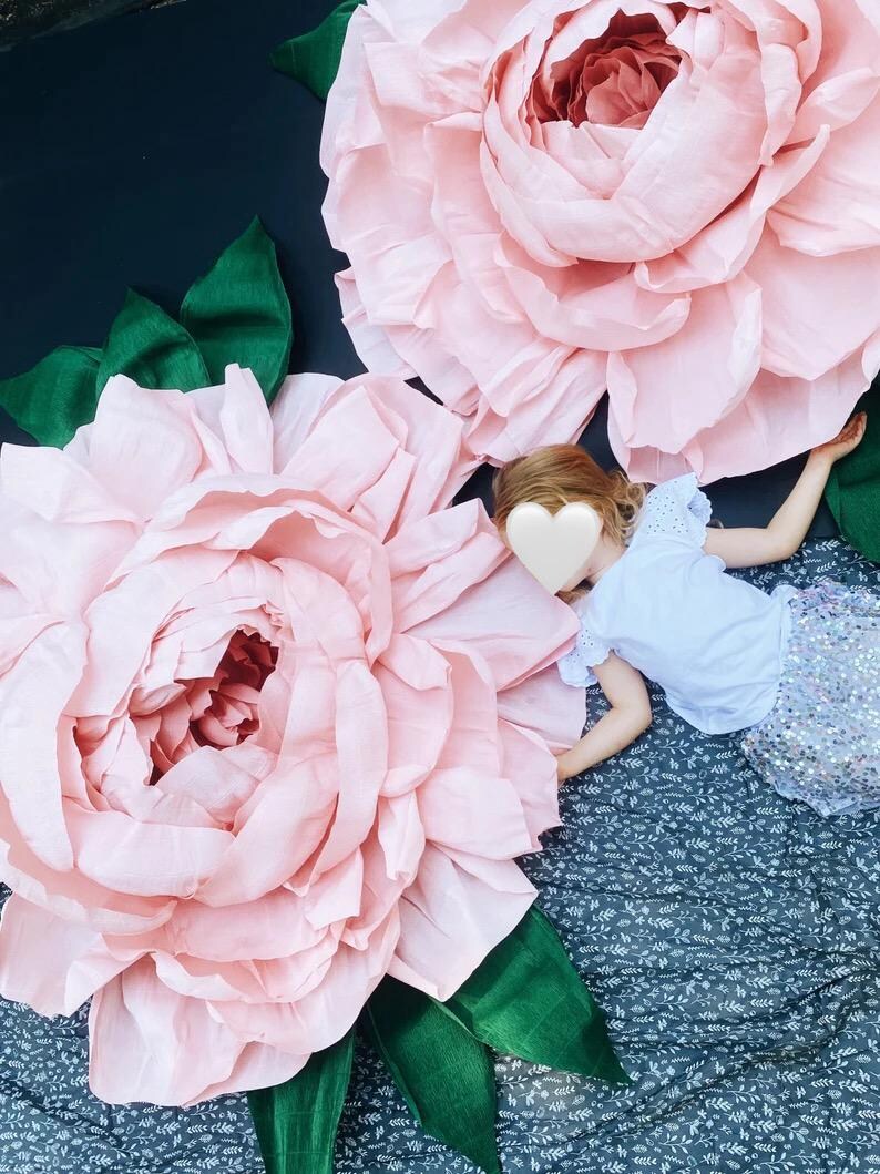 Extra Large Paper Flower, Giant Peony Flower for Wall Decor, Wedding ...