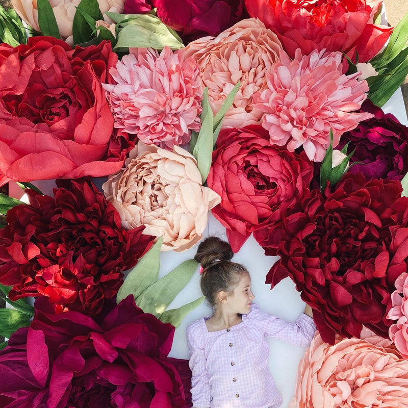 Giant Flowers Backdrop - Etsy