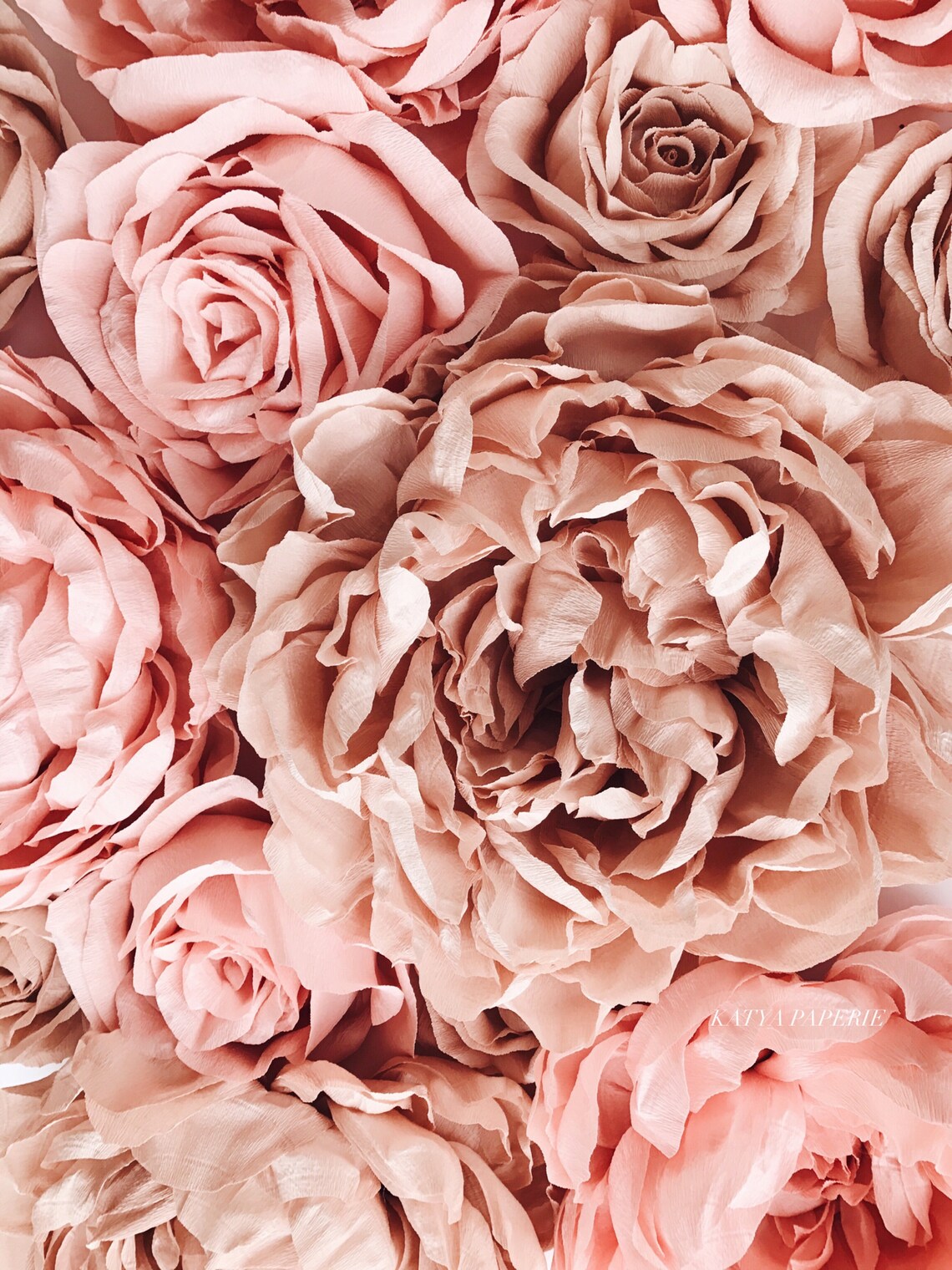 Paper Flower Wall Decor. Wedding Floral Backdrop. Shop Window | Etsy