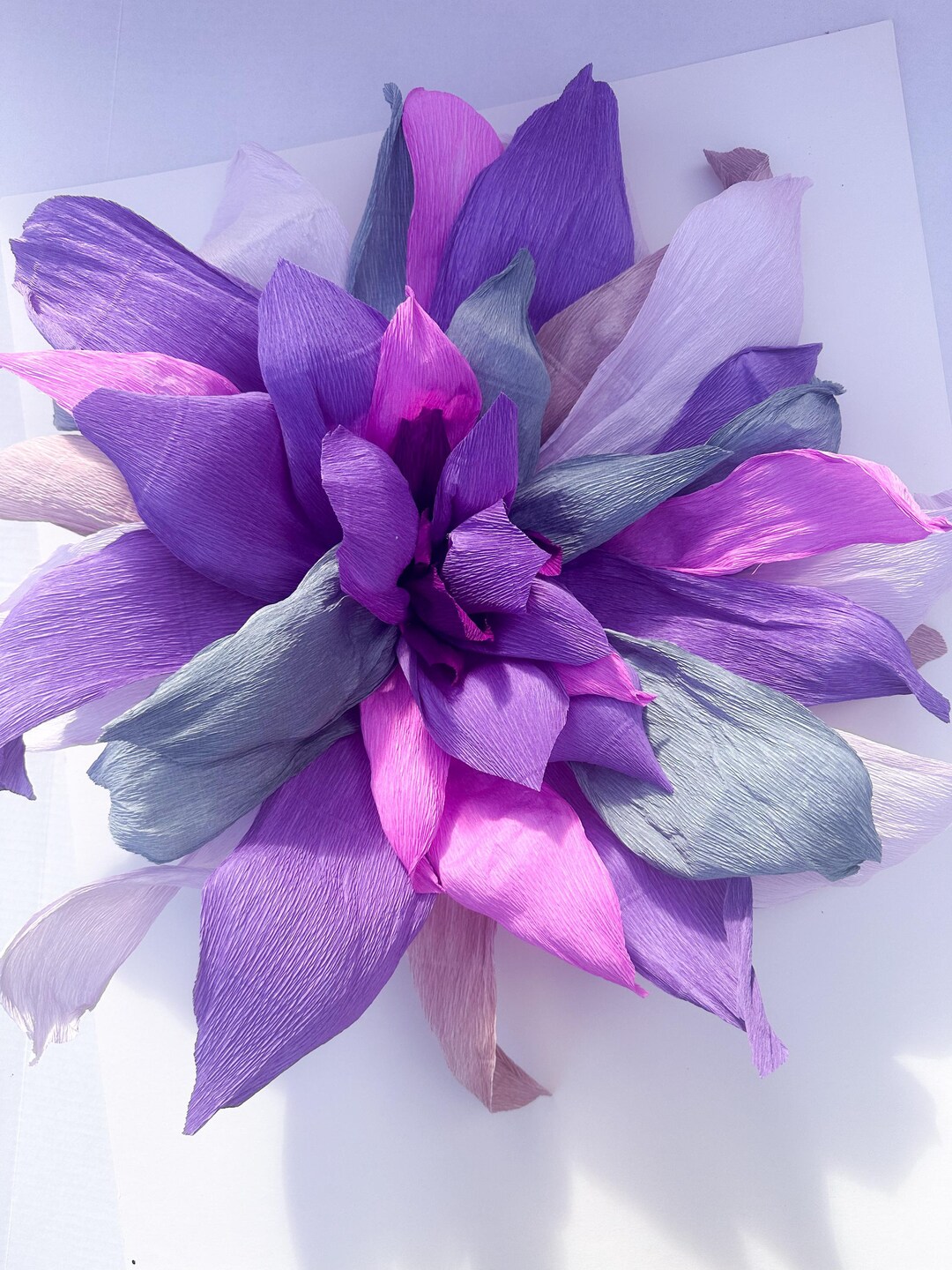 Giant Paper Flower Headpiece, Photo Shoot Hair Accessory - Etsy