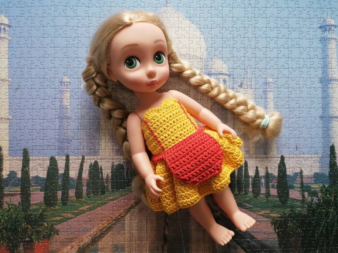 Yellow Dress With Apron 2 Brooke Girls Disney Animator - Etsy