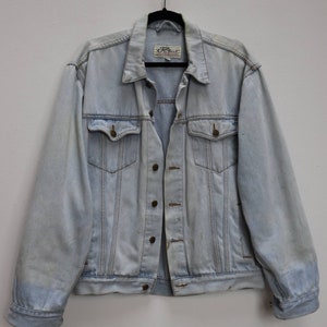 Light Blue Denim Jacket Vintage Small Denim Jacket Unisex Denim Jacket ...
