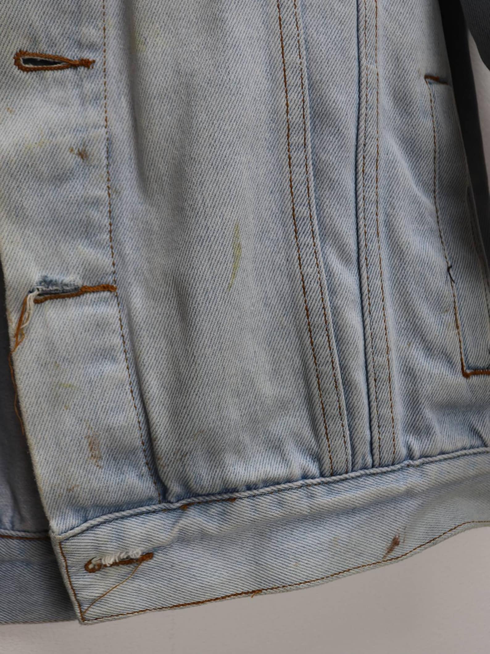 Light Blue Denim Jacket Vintage Small Denim Jacket Unisex Denim Jacket ...