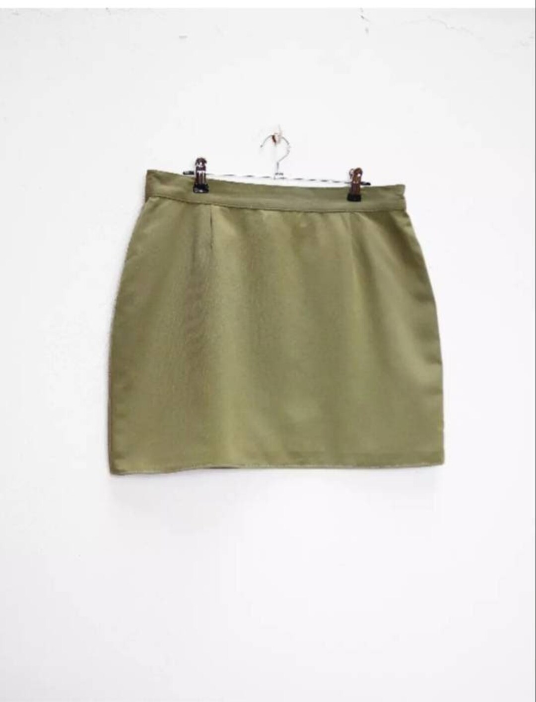 Green Mini Skirt Vintage Green Skirt Large Mini-skirt Women's Mini ...