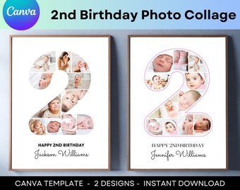 Fairy Photo Collage Canva Photo Collage Template Fairy - Etsy