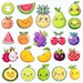 Kawaii Fruit Clipart Transparent PNG Bundle Set Cute Fruits Cartoon ...