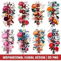 Floral Poster - Etsy