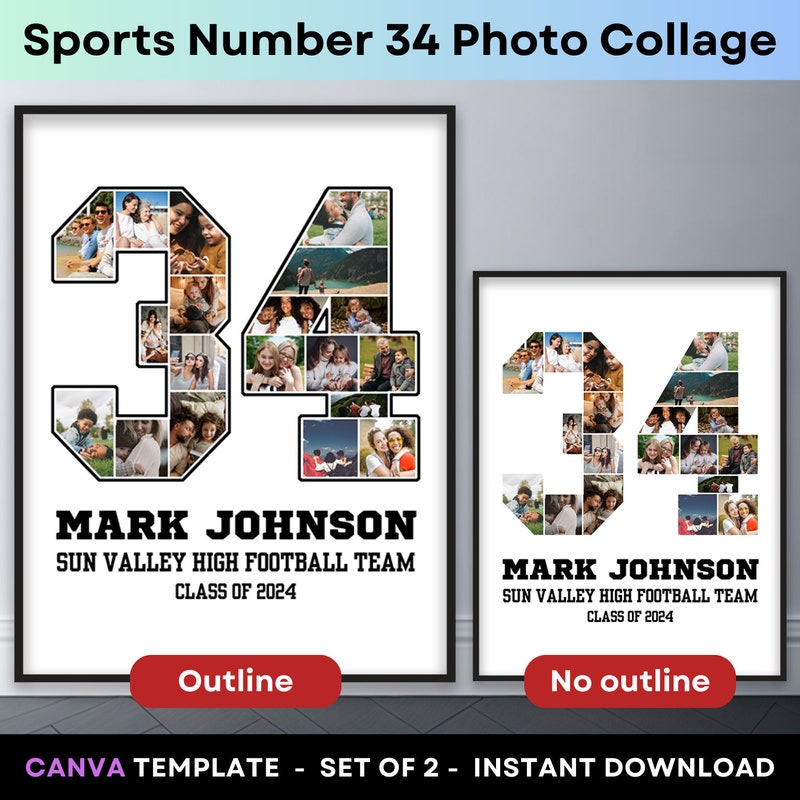 Number 34 Sports - Etsy