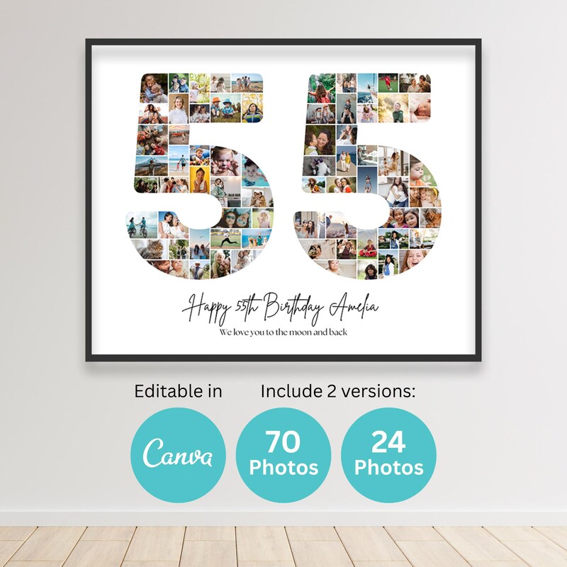 Number 55 - Etsy
