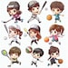 Cute Kids Sports Chibi Cartoon Clipart Transparent PNG Bundle Kawaii ...