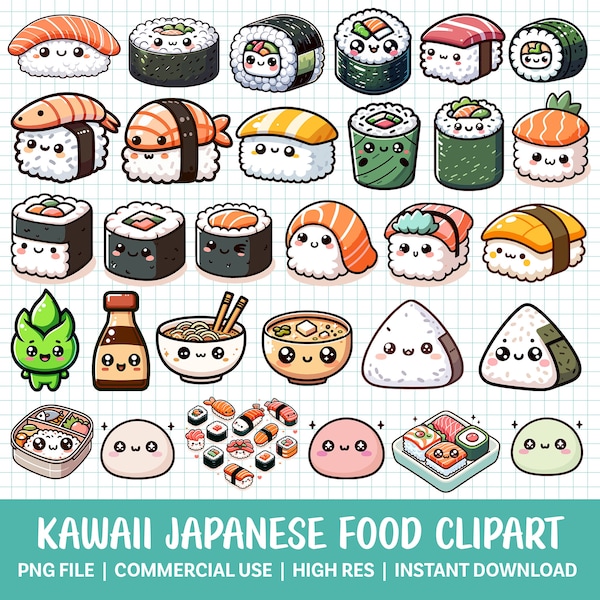 Wasabi Clipart - Etsy