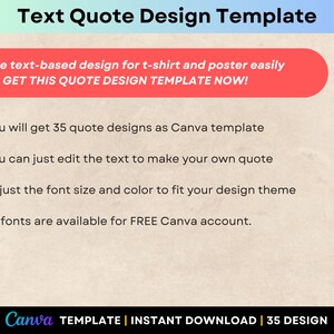 Editable Quotes Canva Template Font Pairing Guide Text Design ...