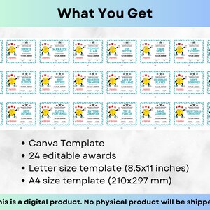 Softball Certificate Editable Kids Softball Team Awards Canva Template ...