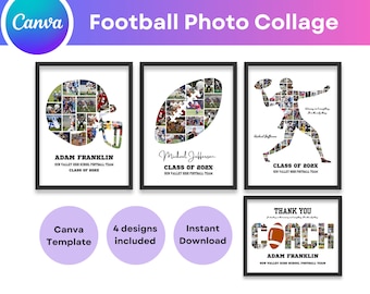 Coach Gift Collage Coach Poster Template Digital Team Coach - Etsy