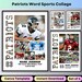 Senior Night Soccer Poster Sports Photo Collage High School Award ...