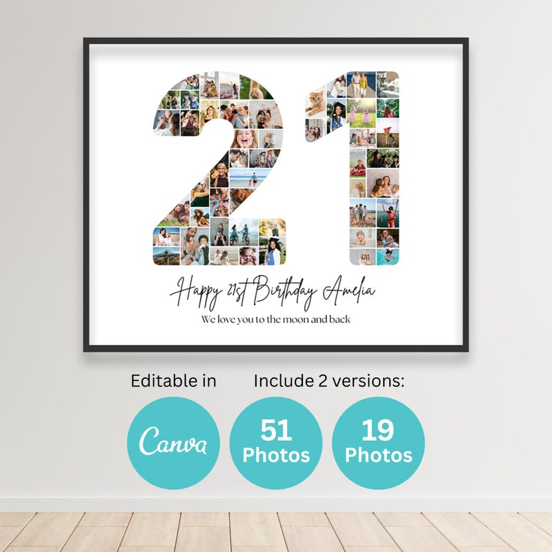 21 X 21 Frame - Etsy