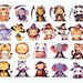 Halloween Safari Animals Clipart Cute Zoo Animal PNG Kawaii Cartoon ...