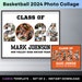 2024 Number Photo Collage Class of 2024 Graduation Poster Printable ...