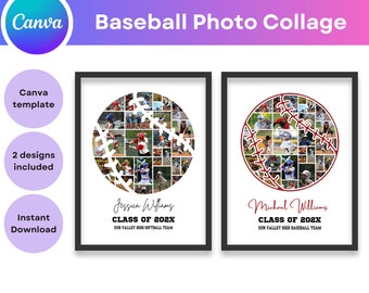 Baseball Photo Collage - Etsy