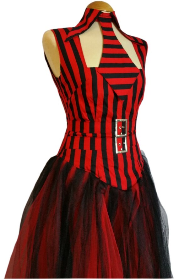 Macabre Circus Gothic Ball Gown Dress Gothic Vampire Burlesque - Etsy
