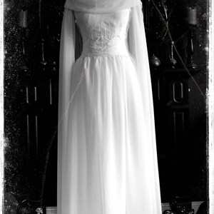 Ghostly Lily Munster Nightie / Nightgown / Nightdress and Nightcap ...