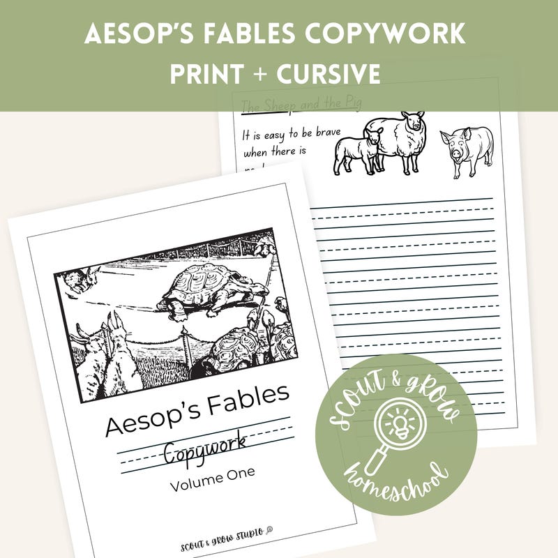 Aesops Fables - Etsy