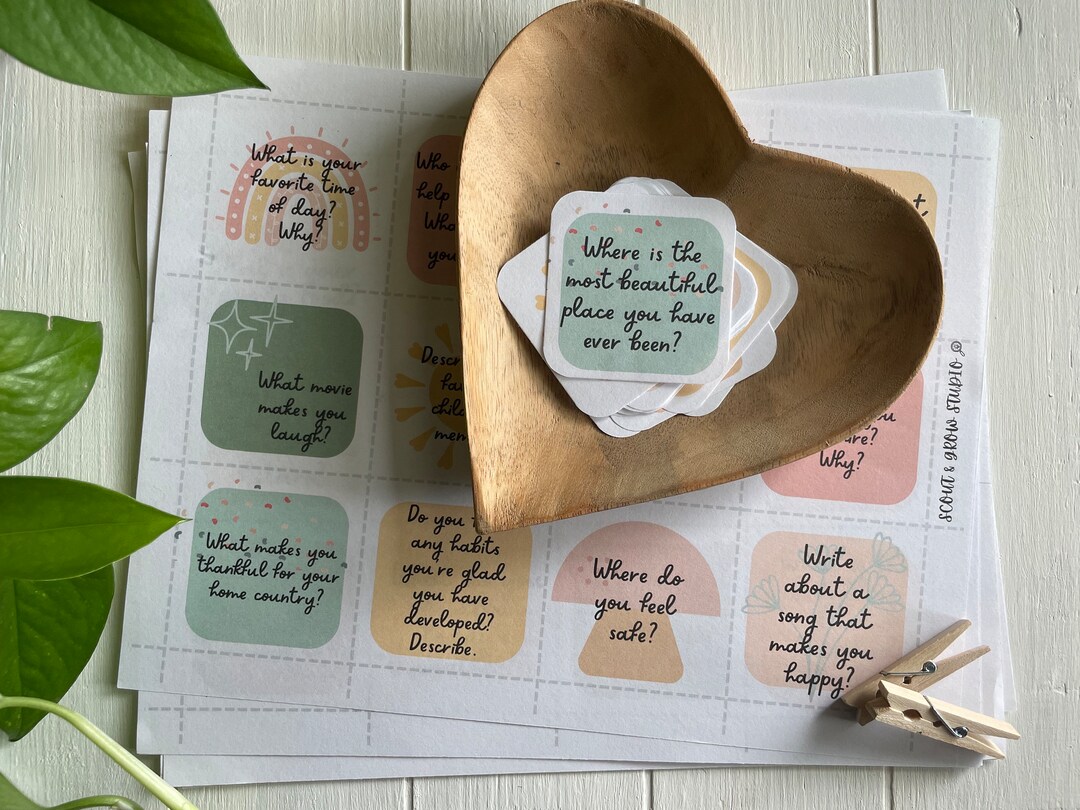 Growth Mindset Gratitude Journal Prompts, Therapy Resources - Etsy