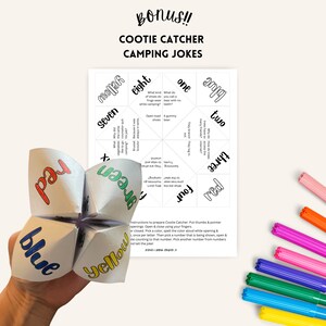 Camping Theme Coloring Pages Puzzles & Games Printable PDF Instant ...