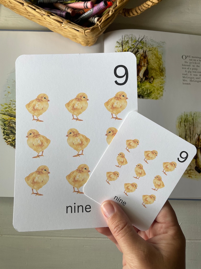 Pre School Farm Animal Number Cards, Digital Download, Charlotte Mason ...
