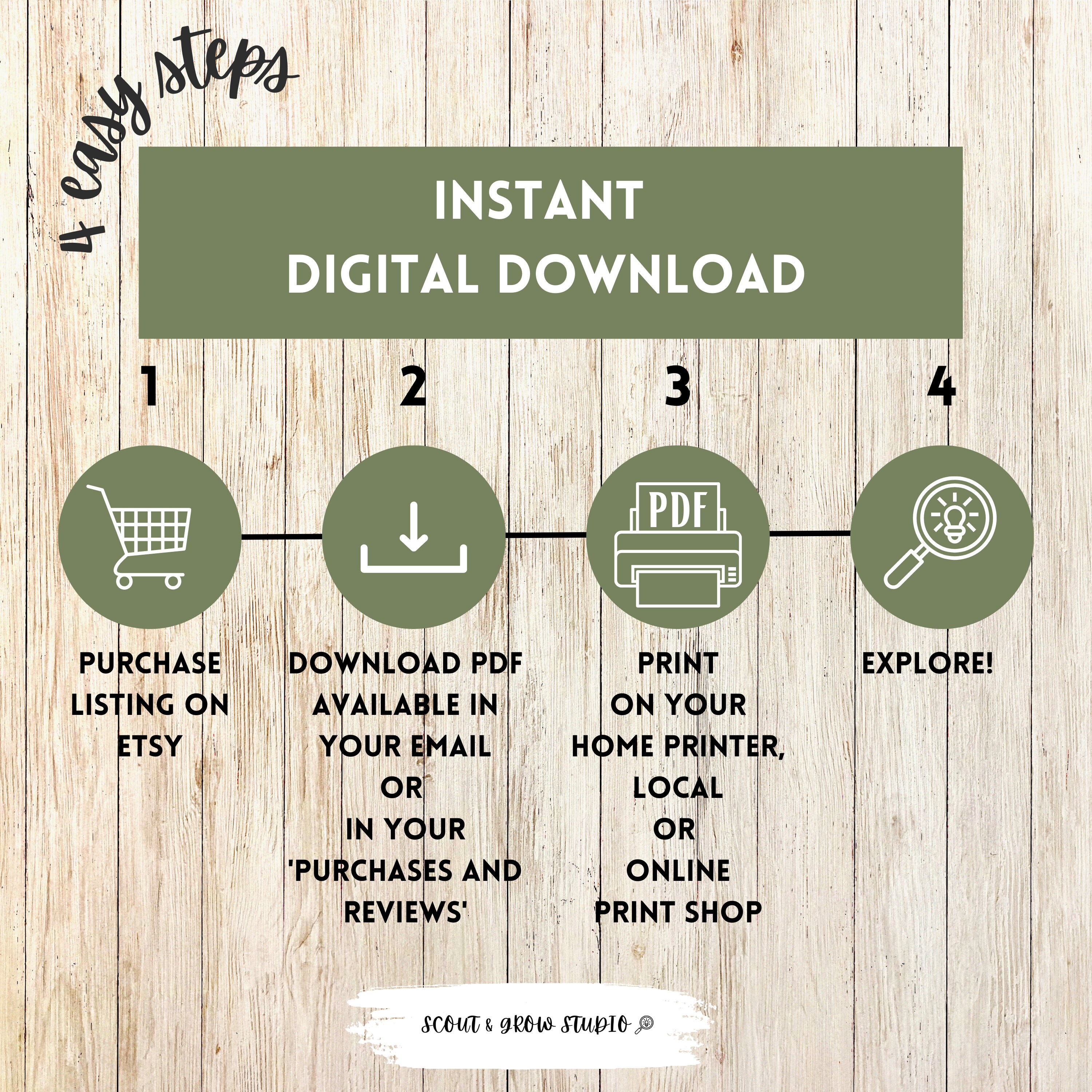 SPRING Nature Scavenger Hunt for Kids, Printable PDF, Instant Download ...