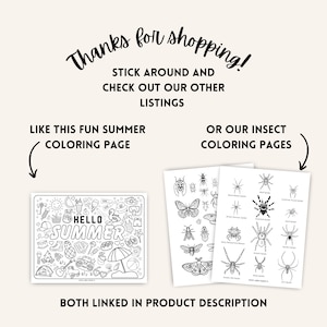 Camping Theme Coloring Pages Puzzles & Games Printable PDF Instant ...