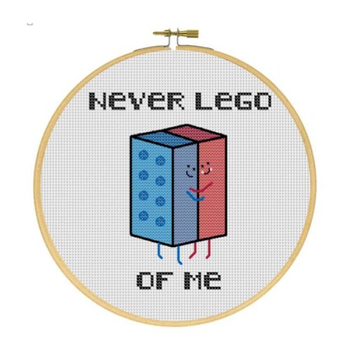 Building Blocks Couple Hug Cross Stitch PDF Pattern - Etsy