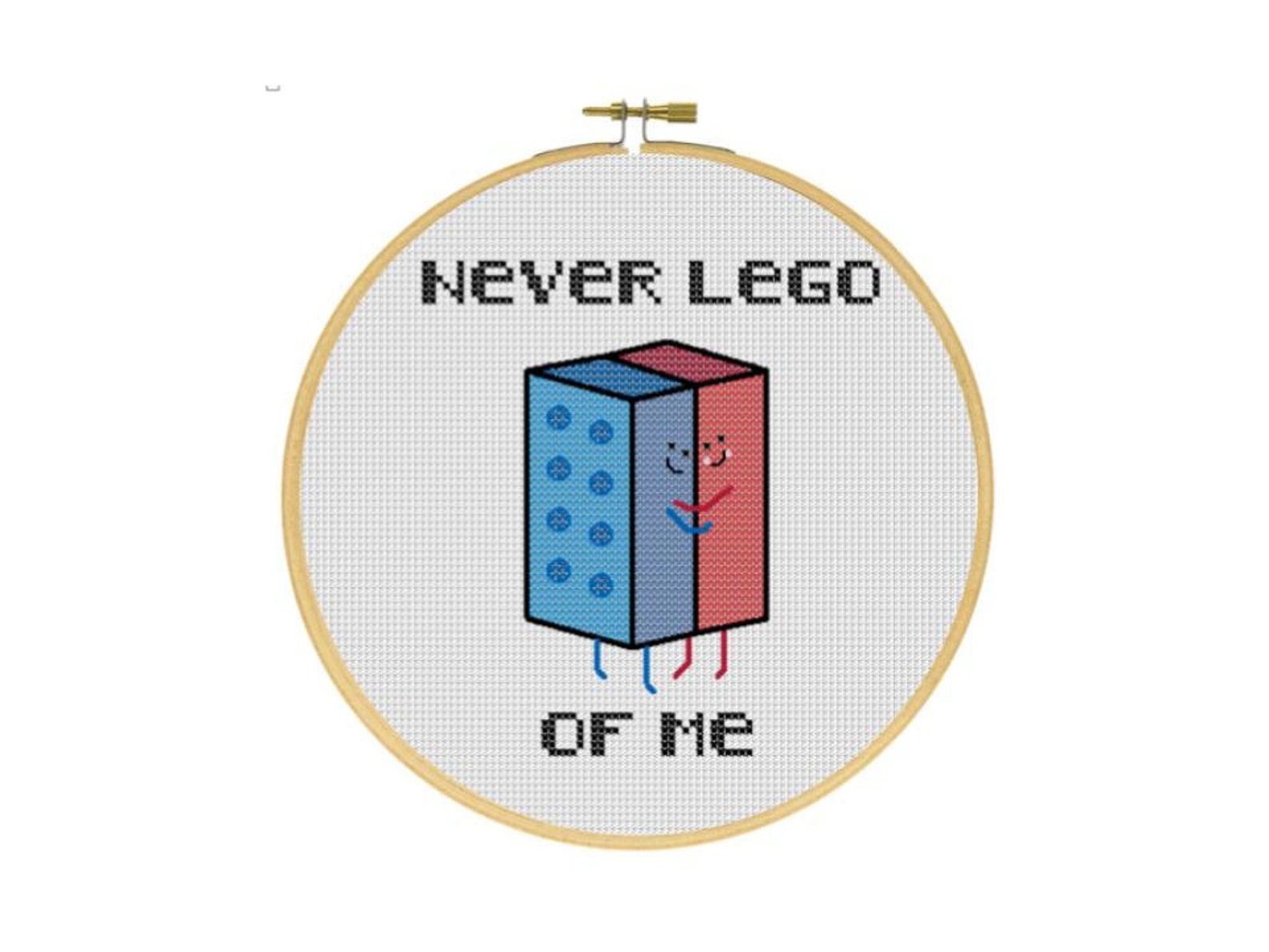 Building Blocks Couple Hug Cross Stitch PDF Pattern - Etsy