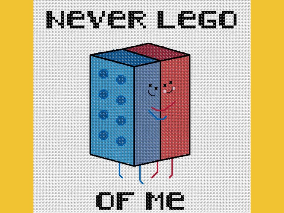 Building Blocks Couple Hug Cross Stitch PDF Pattern - Etsy