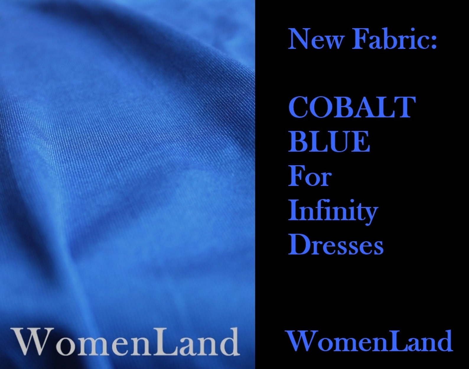 Cobalt Blue Infinity Wrapping Dress Multiple Convertible Etsy
