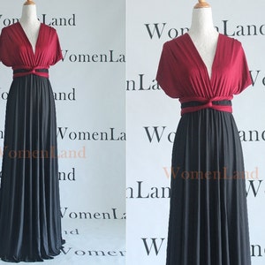 Dual Color Handmade Two Toned Floor Length Infinity Wrapping ...