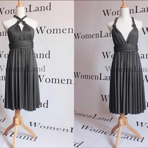 Gray Infinity Dress - Etsy