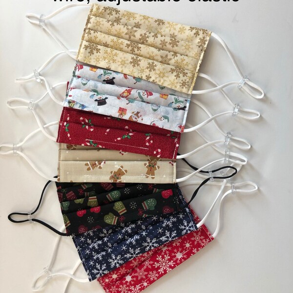 Christmas Face Mask - Etsy