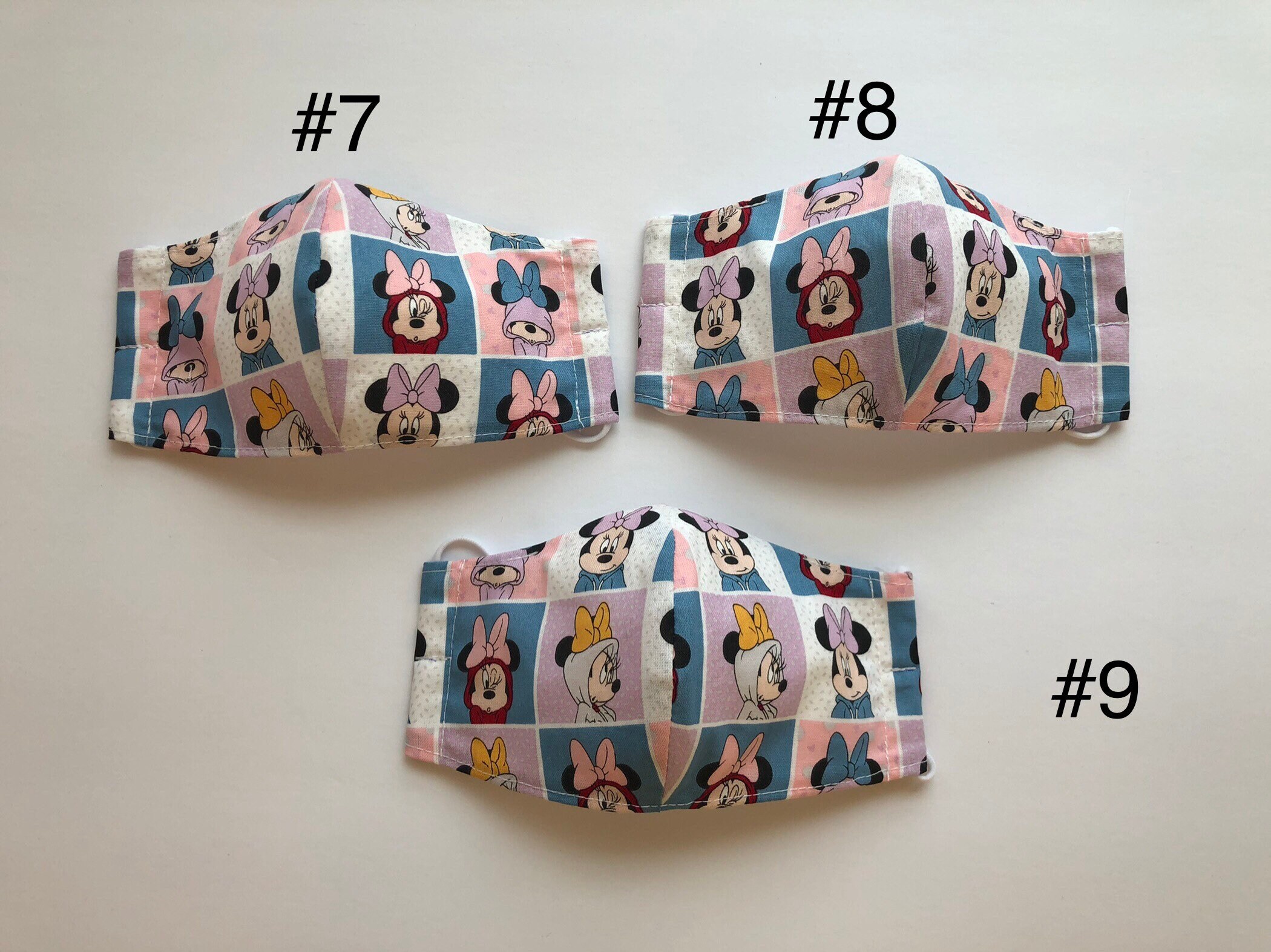 Minnie Mouse Face Mask 3 Layers W/ Filter Pocket Removable | Etsy