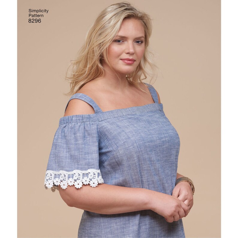 Simplicity Pattern 8296 Misses'/petite/women's Dress - Etsy