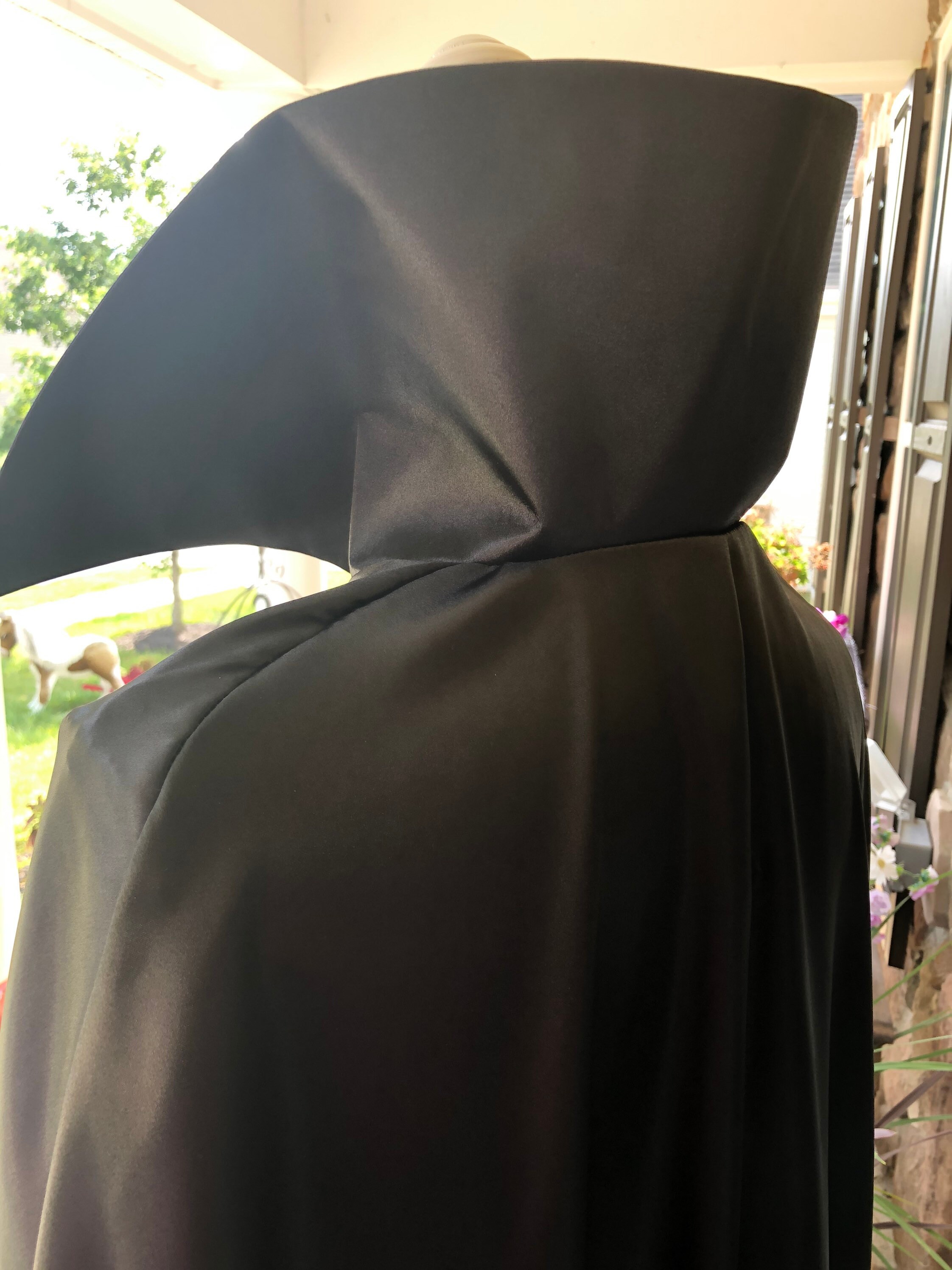 Maleficent Halloween Costume Cape Adult Kids Half Circle - Etsy UK