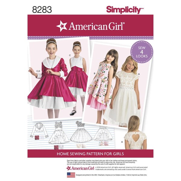 Simplicity American Girl Doll Patterns - Etsy