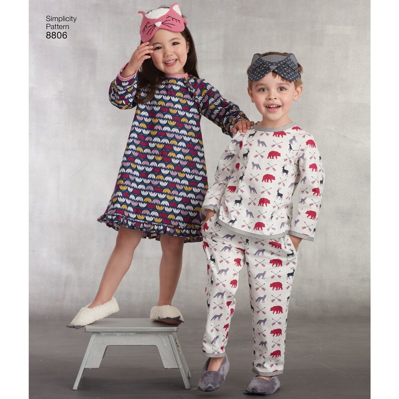 Simplicity Pattern 8806 Children's Dress Top Pants Eye - Etsy