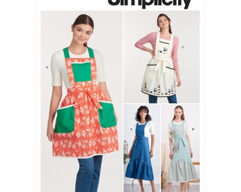 Simplicity Pattern S9419 8970 Misses Aprons - Etsy