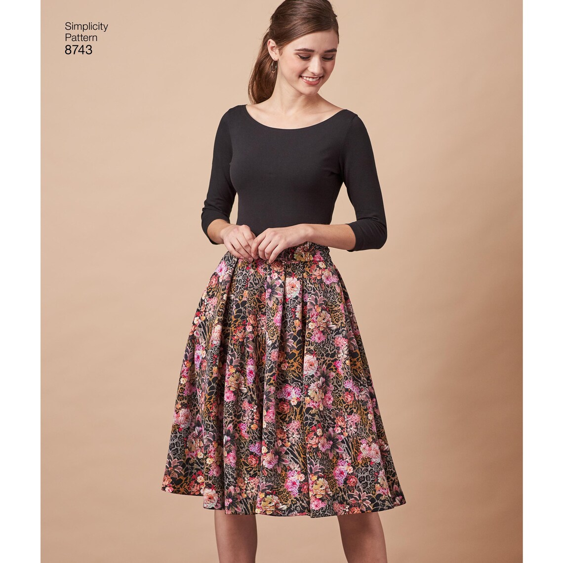 Simplicity Sewing Pattern 8743 Misses' Pleated Skirts - Etsy