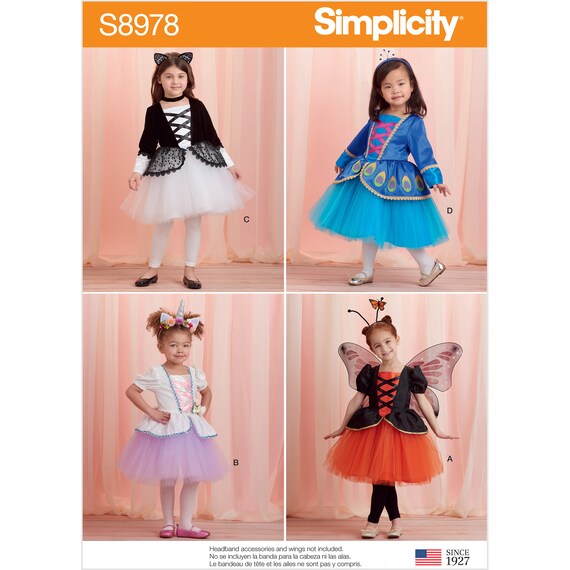 Simplicity Pattern S8978 Toddlers' and Children's | Etsy