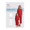 Simplicity Pattern S8834/R10120 Misses' Tie-front Dress - Etsy
